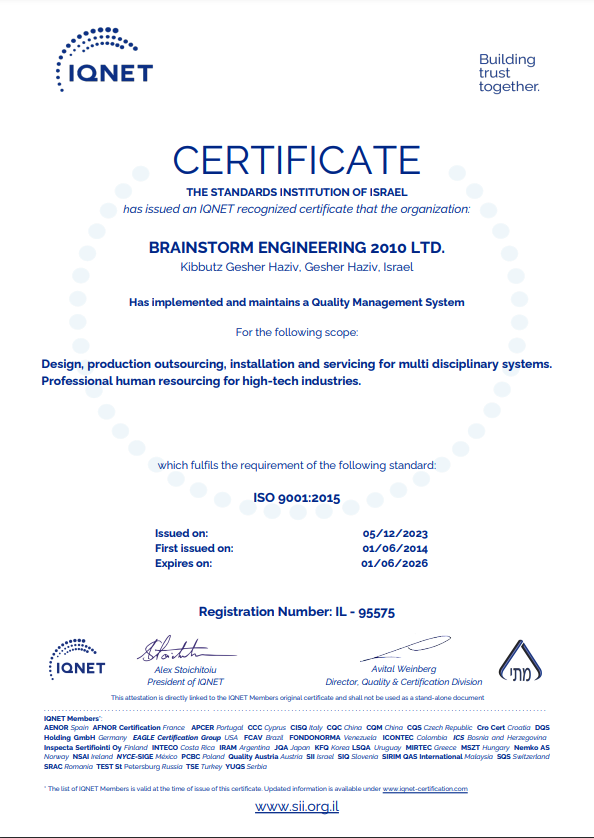 אודות - Brainstorm Engineering